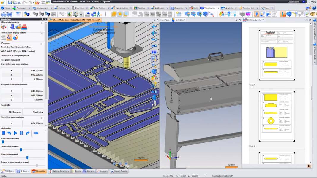 CAD Metalworking Software - TopSolid'Steel Software - TopSolid