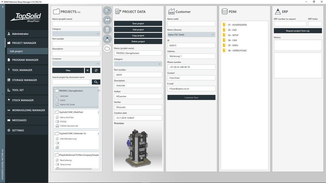 CAPM workshop management software | TopSolid'ShopFloor - TopSolid